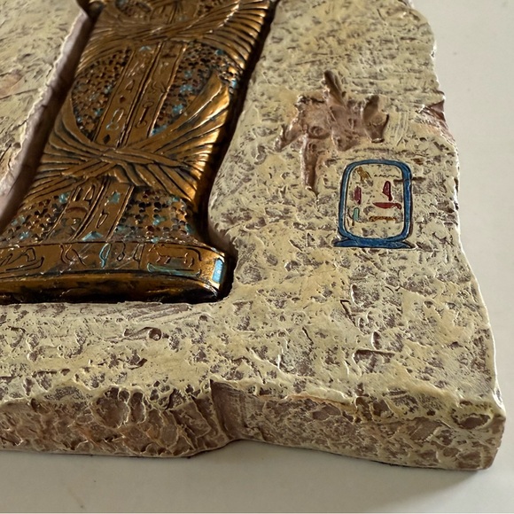 Wall Decor | Egyptian King Tut Mummy Plaque Golden Sarcophagus Summit ...